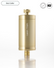 Premium Brushed Gold Shower Filter for Hard Water | Well Verti