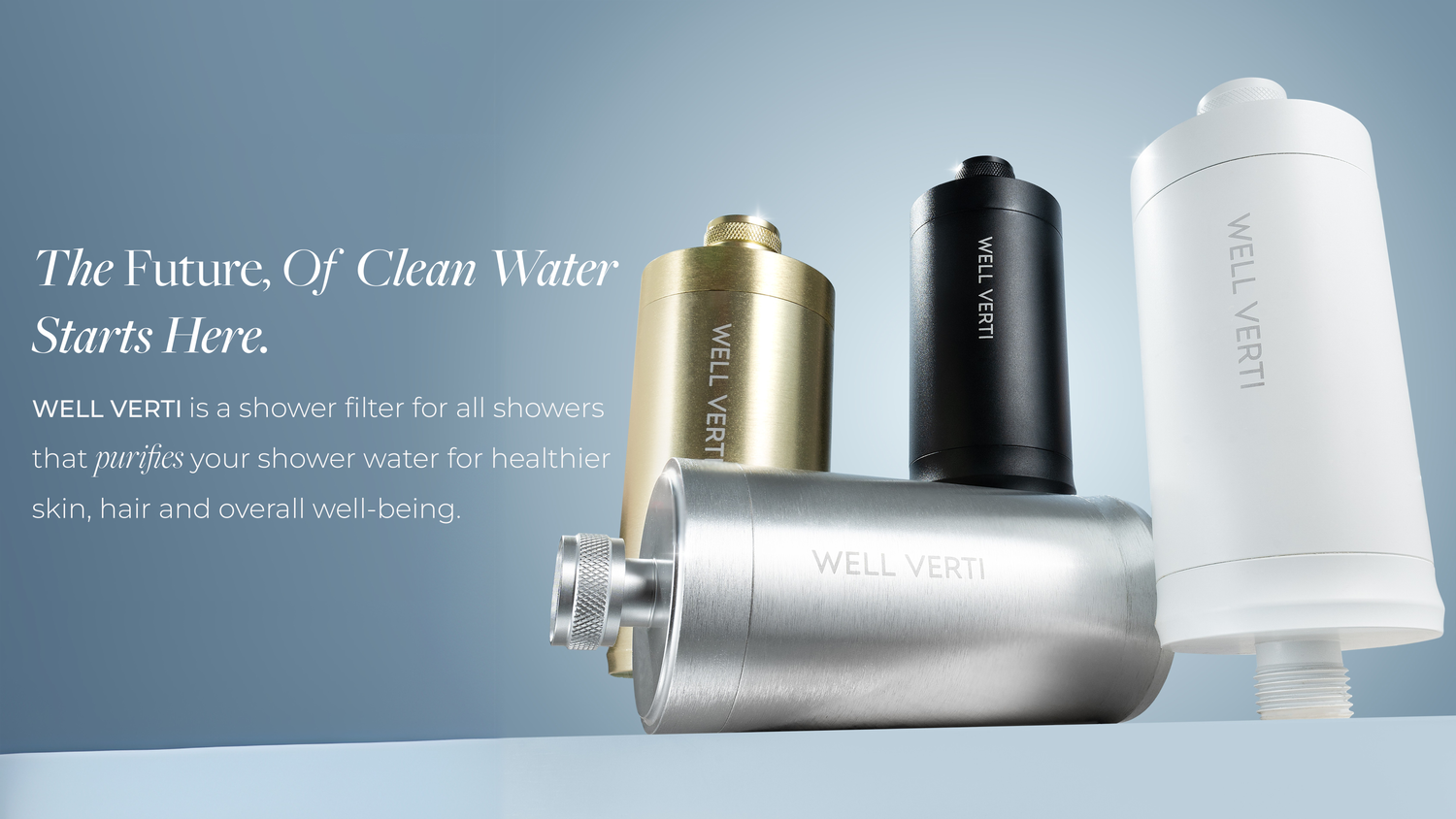Well Verti Australia | Advanced Shower Filter for Skin & Hair Wellness